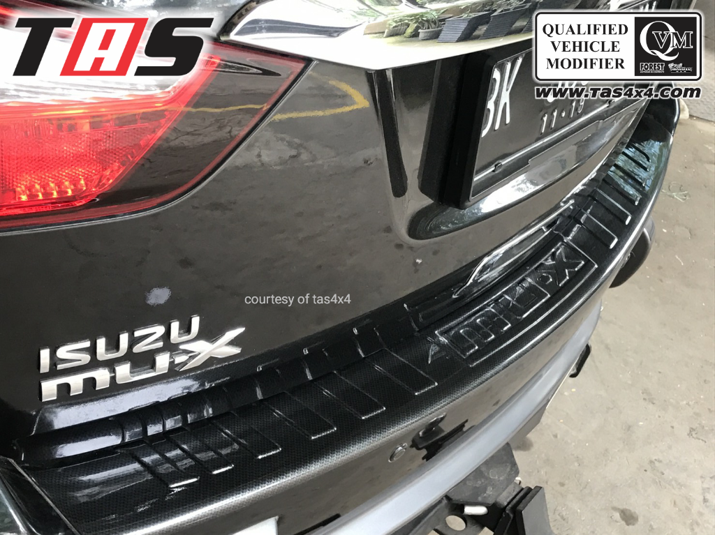 REAR BUMPER STEP COVER ISUZU MU-X | Isuzu Mu-x 2013+ | TAS | Indonesia ...