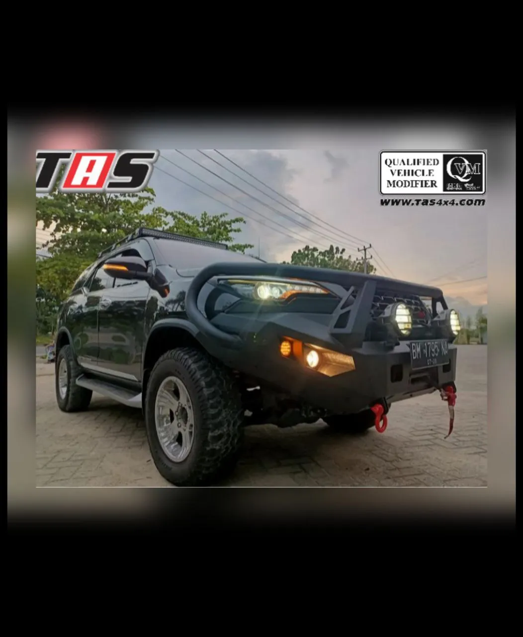 BULLBAR FORTUNER BIG TUBE FOREST | Fortuner 2015+ | TAS | Indonesia 4WD ...