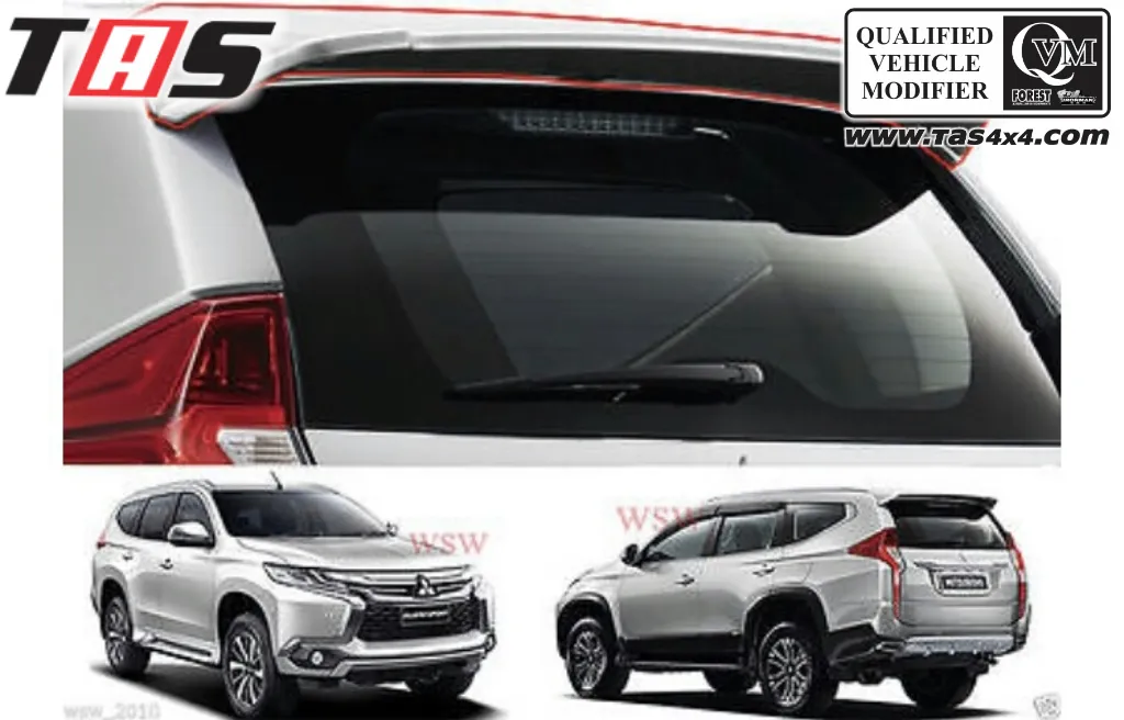 REAR SPOILER ALL NEW PAJERO SPORT | Pajero Sport All New | TAS ...
